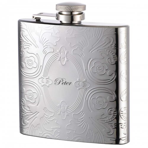 Flachmann 'New Orleans' (160ml) mit Gravur | Effekt Gravur