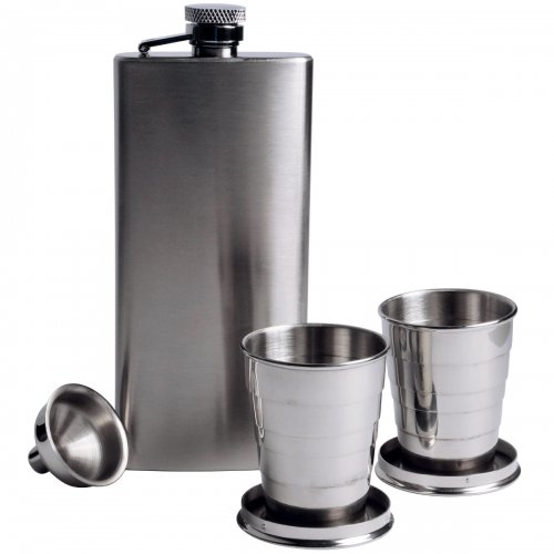 Flachmann Set 'Washington' mit Gravur | Effekt Gravur